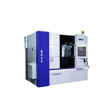 Double turrets turning center - CNC rotary transfer machine manufacturer